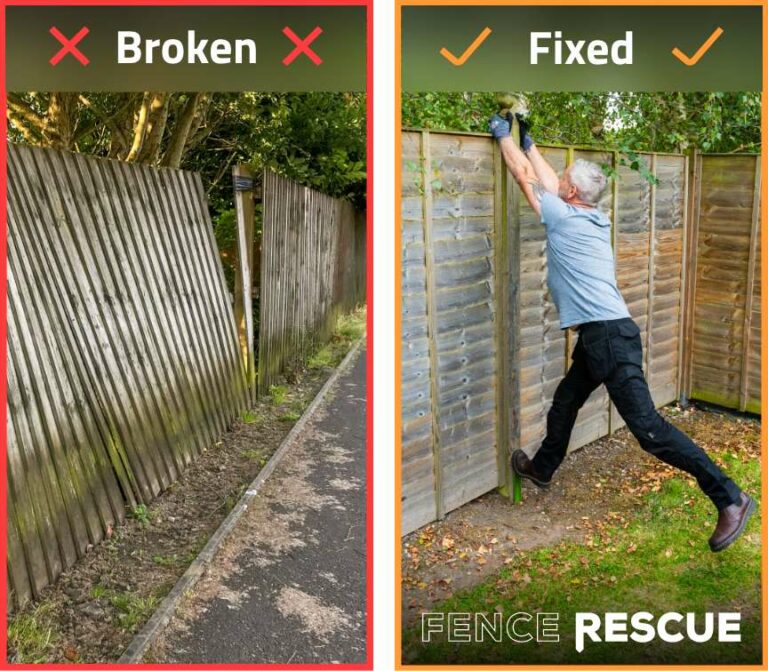 Fence Rescue – Quick & Easy Wooden Post Repair Stake